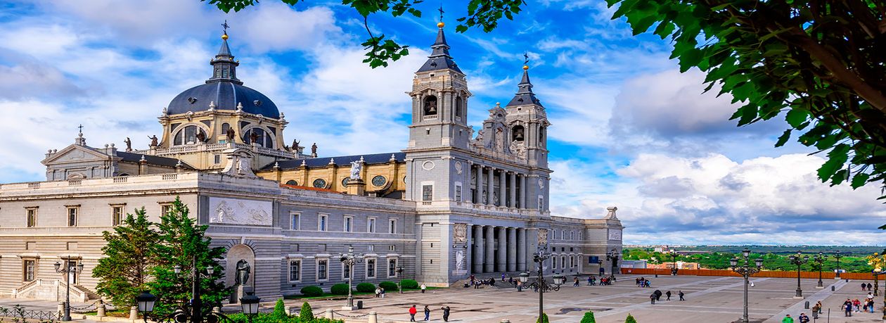 The Almudena Cathedral is the most important church in Madrid