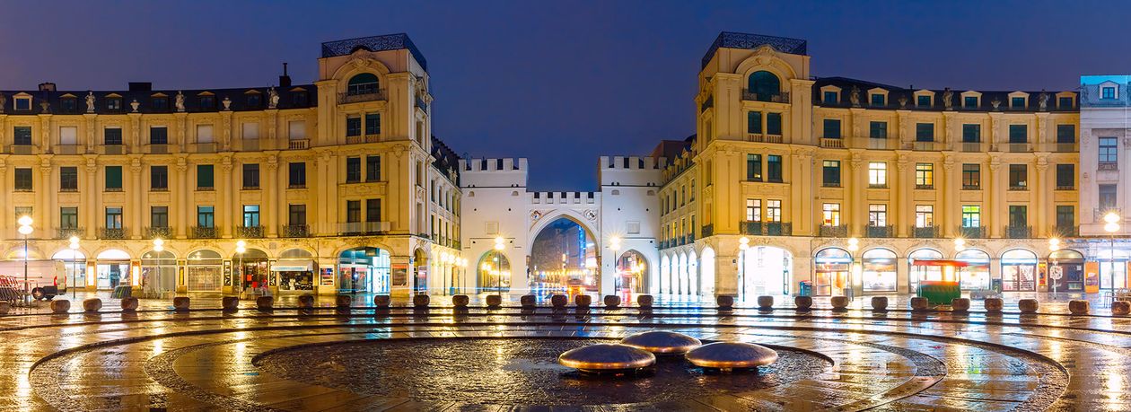 Karlsplatz, is one of the most popular squares in Munich