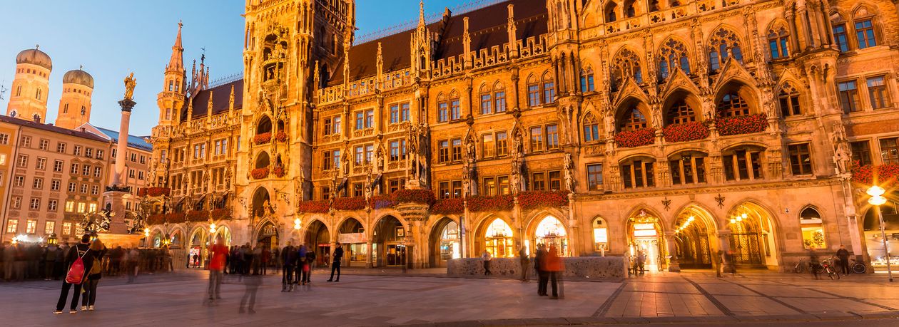 Marienplatz, the most popular and well-known square in Munich