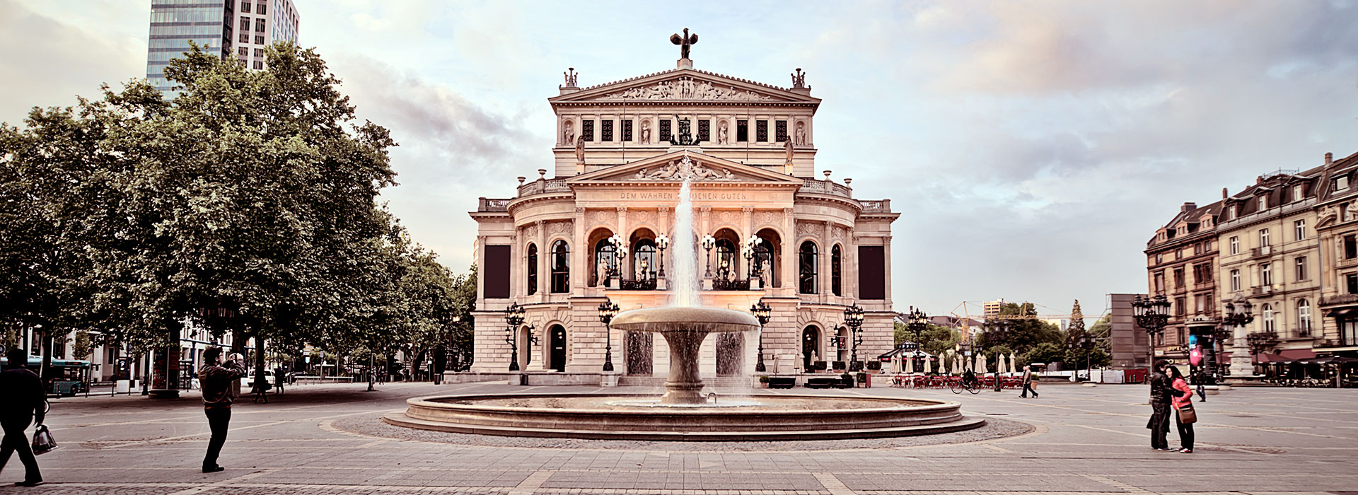 Alte Oper, concert hall and theater of the old Frankfurt Opera