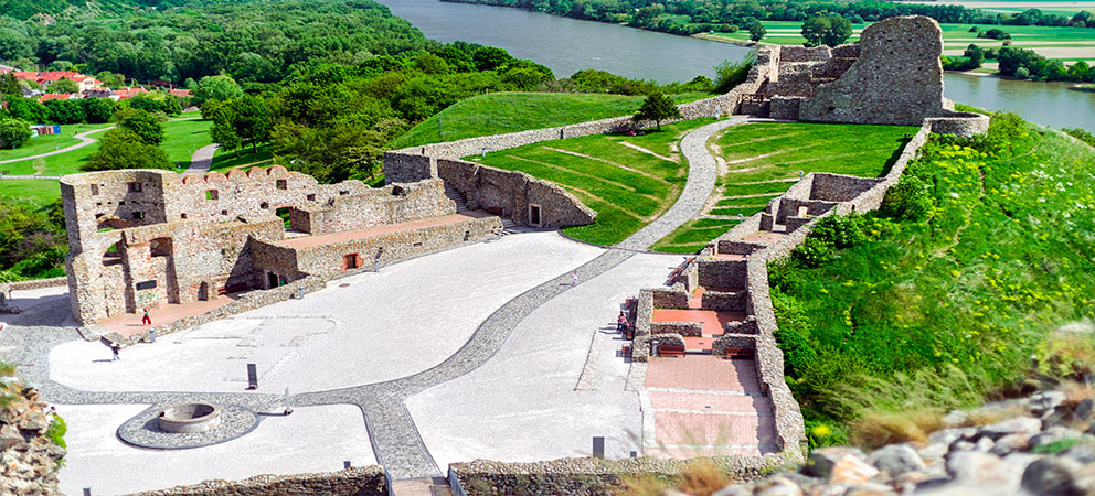 Devín Castle, the palace that is located between two rivers